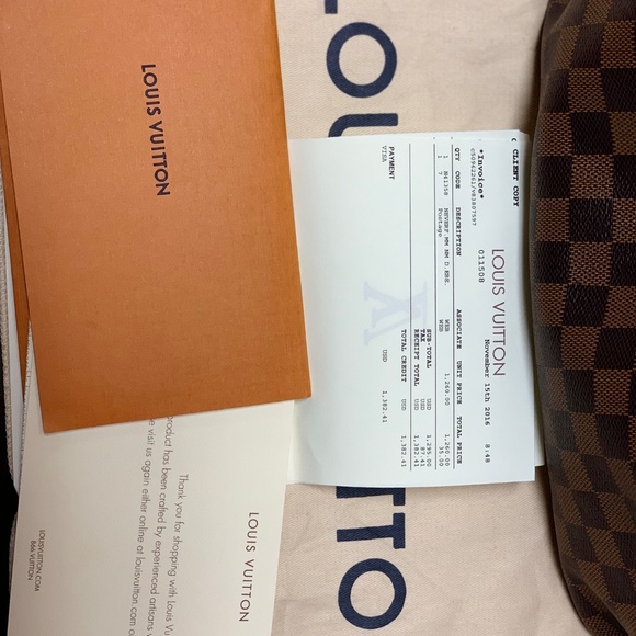 Genuine Louis Vuitton Receipt Book | semashow.com